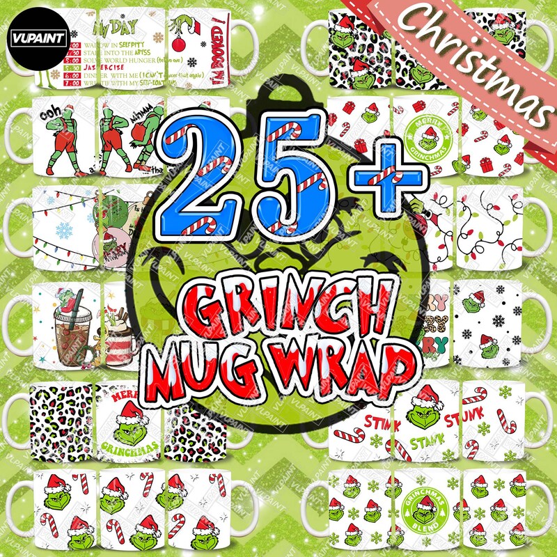 Grinch Sublimation - Etsy