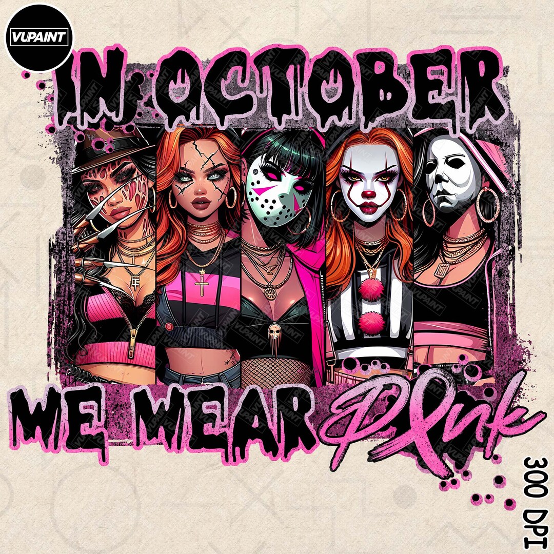 In October We Wear Pink Png, Breast Cancer Survivor Png, Pink Breast ...