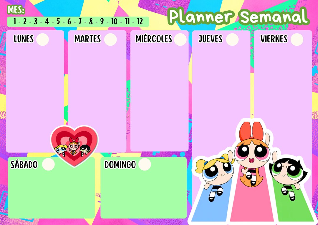 Retro Cartoon Printable Planner, Retro Cartoons Cartoon Network. 30 ...