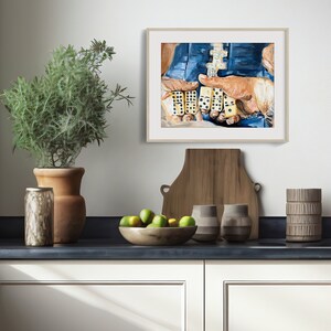 Playing Cuban Dominoes Painting | Fine Art Print by Alexis Hartog - Etsy