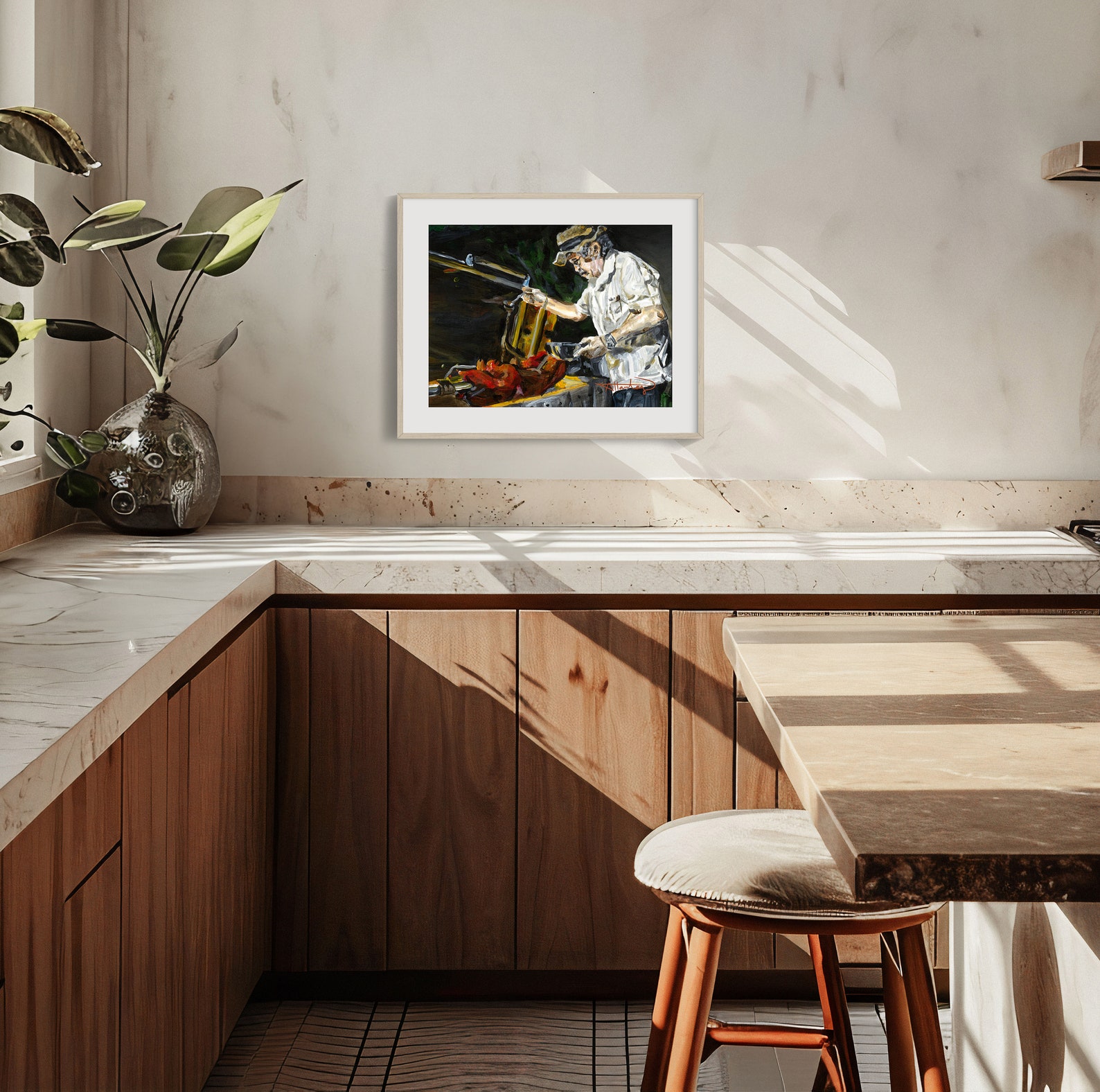 Cooking a Roasted Pork (lechón Asado) Painting by Alexis Hartog | Fine ...