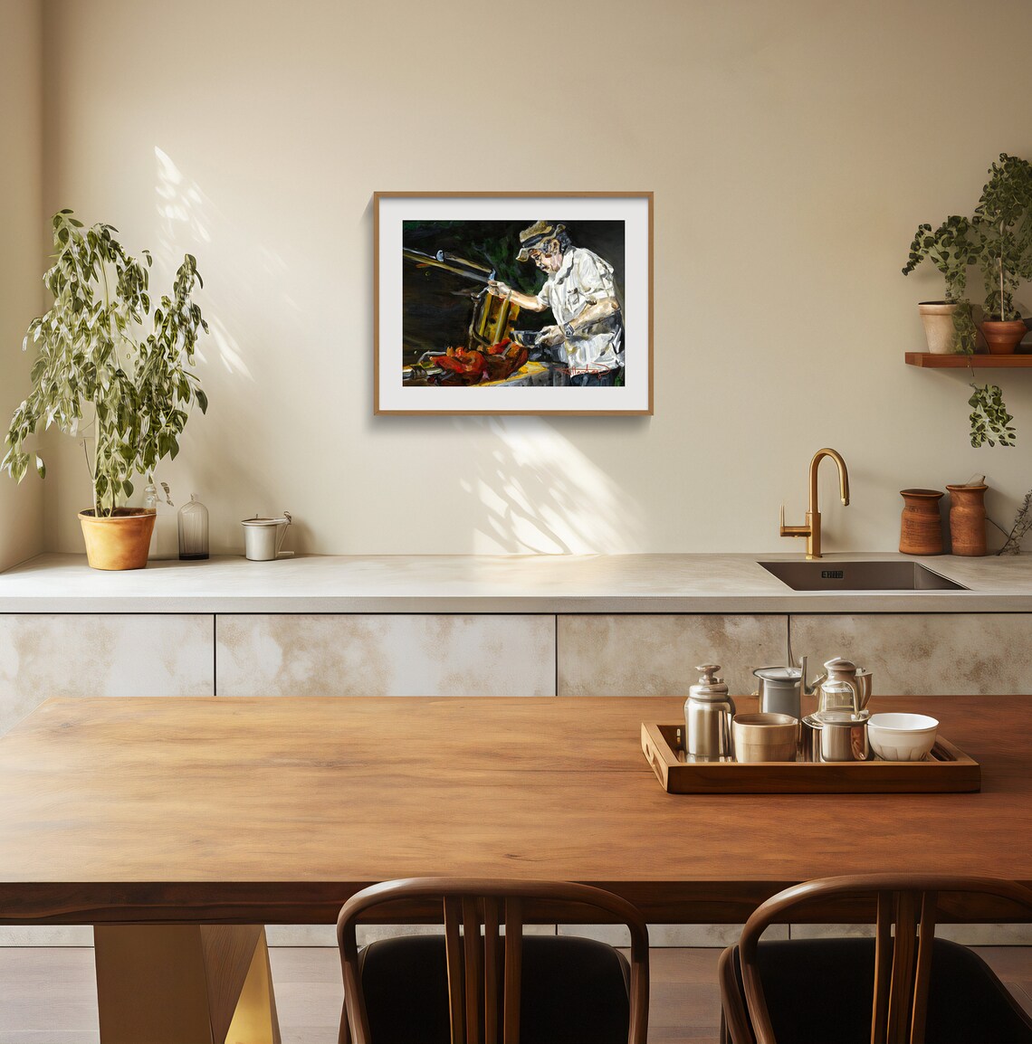 Cooking a Roasted Pork (lechón Asado) Painting by Alexis Hartog | Fine ...