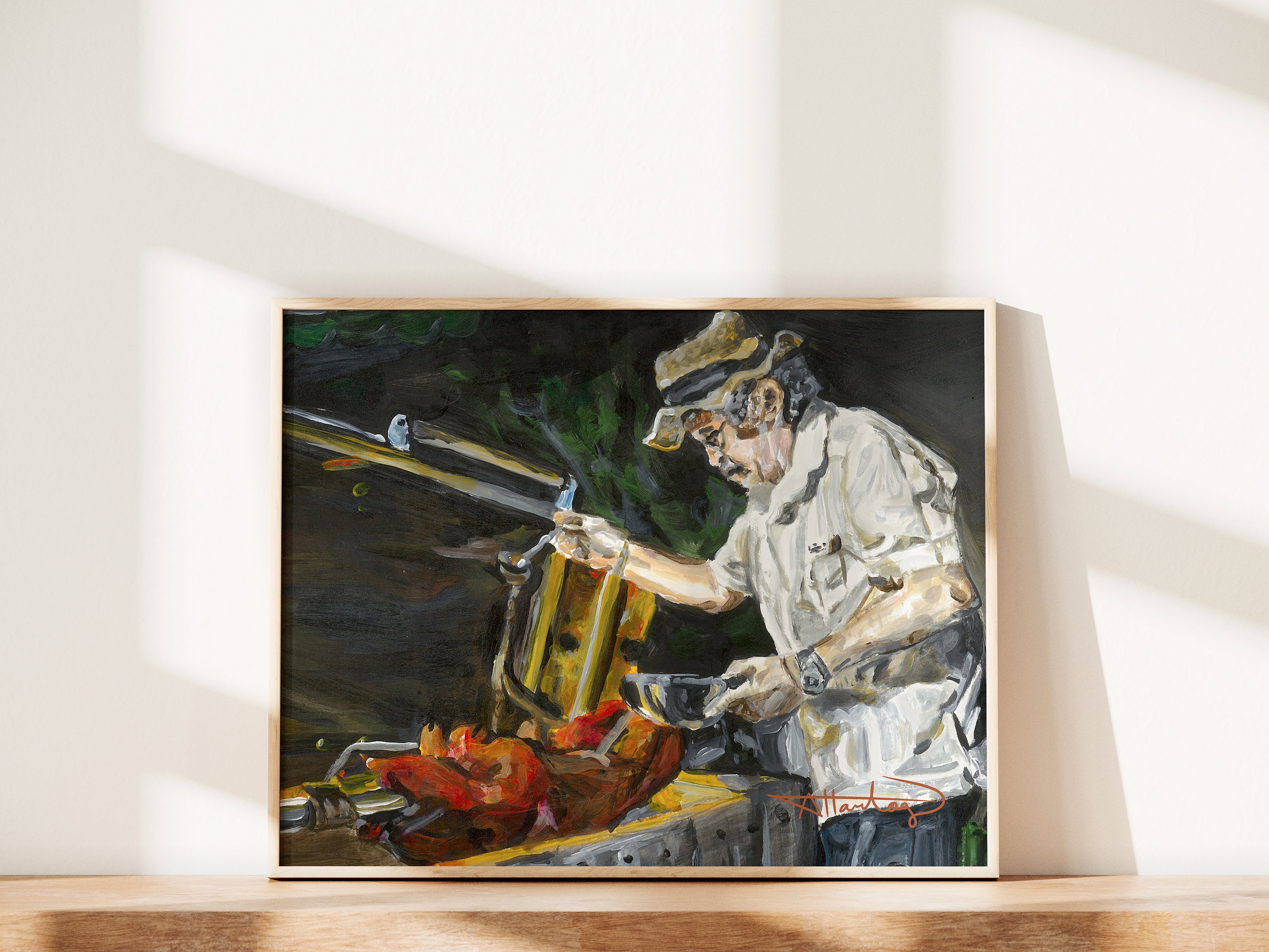 Cooking a Roasted Pork (lechón Asado) Painting by Alexis Hartog | Fine ...