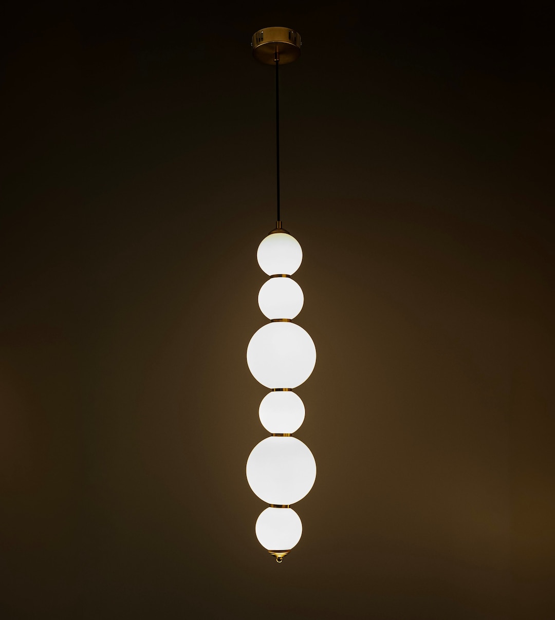 Stacked Globe Pendant Light / Modern Pendant Globe Ceiling Light for ...