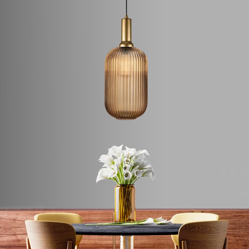 Amber Textured Glass - Etsy