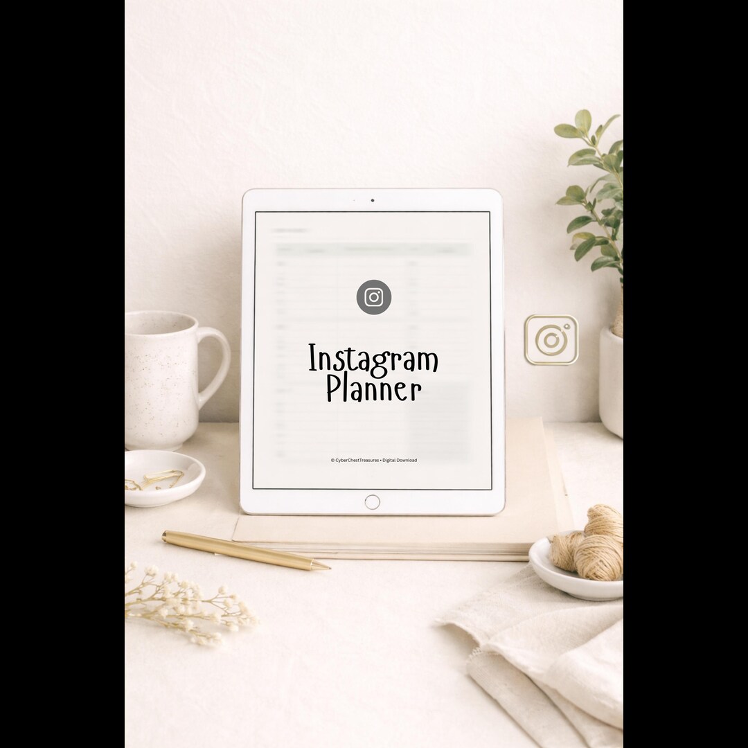 Instagram Planner Printable PDF + Canva Template | Reels Stories ...