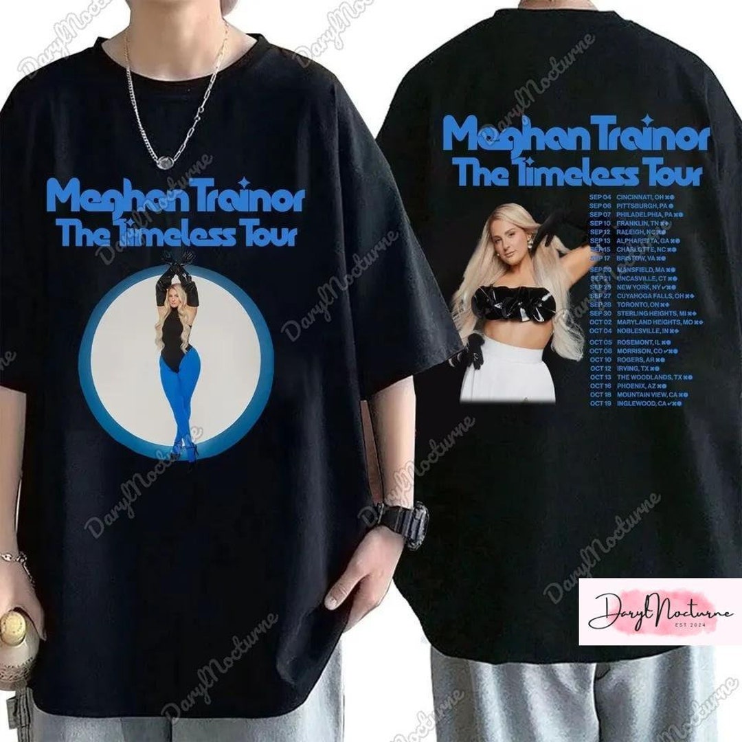 Meghan Trainor the Timeless Tour 2024 Shirt, the Timeless Tour ...