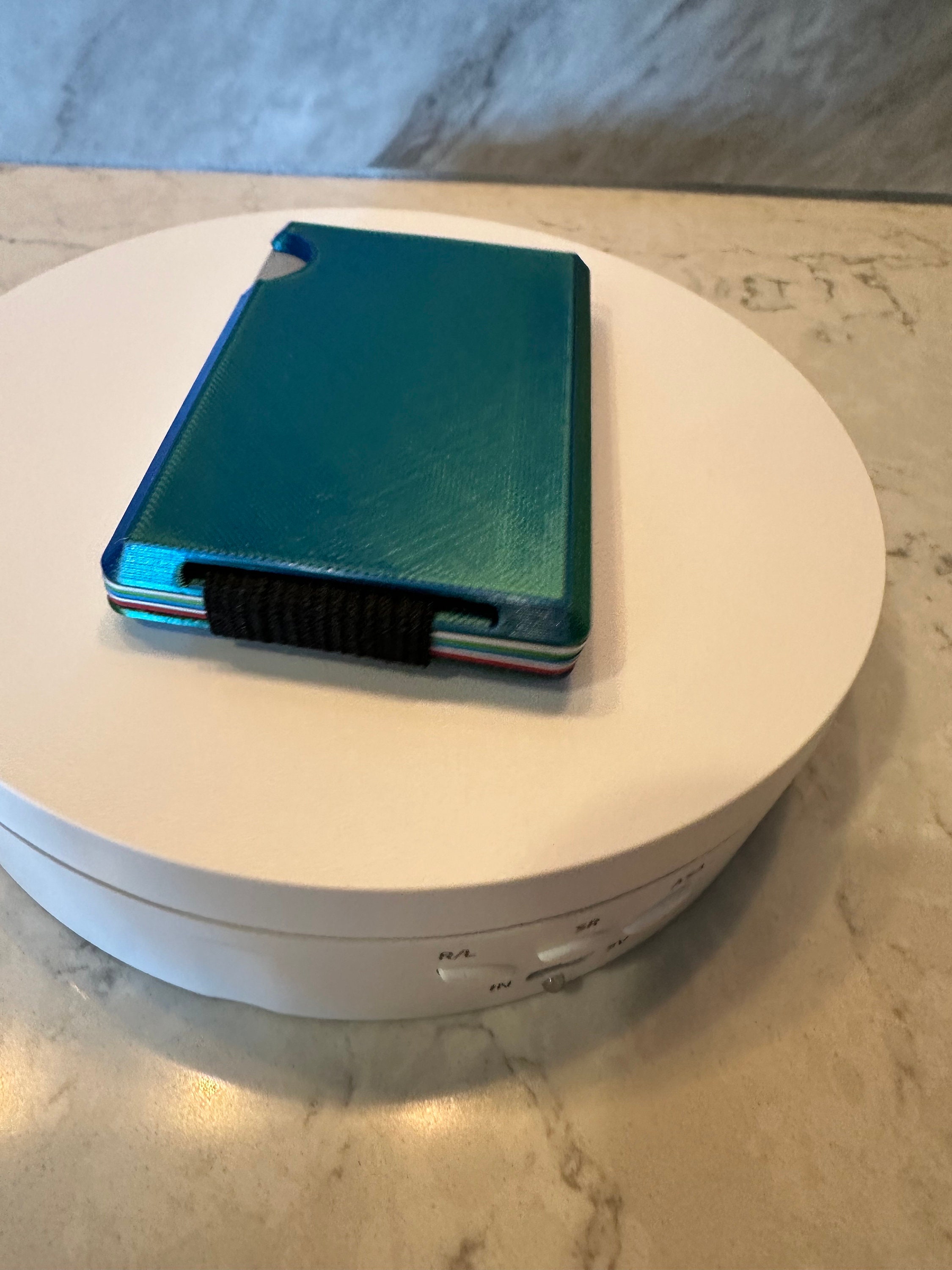 3D Printed Wallet. Elastic Strap Stretchs to Help Organize All Your ...