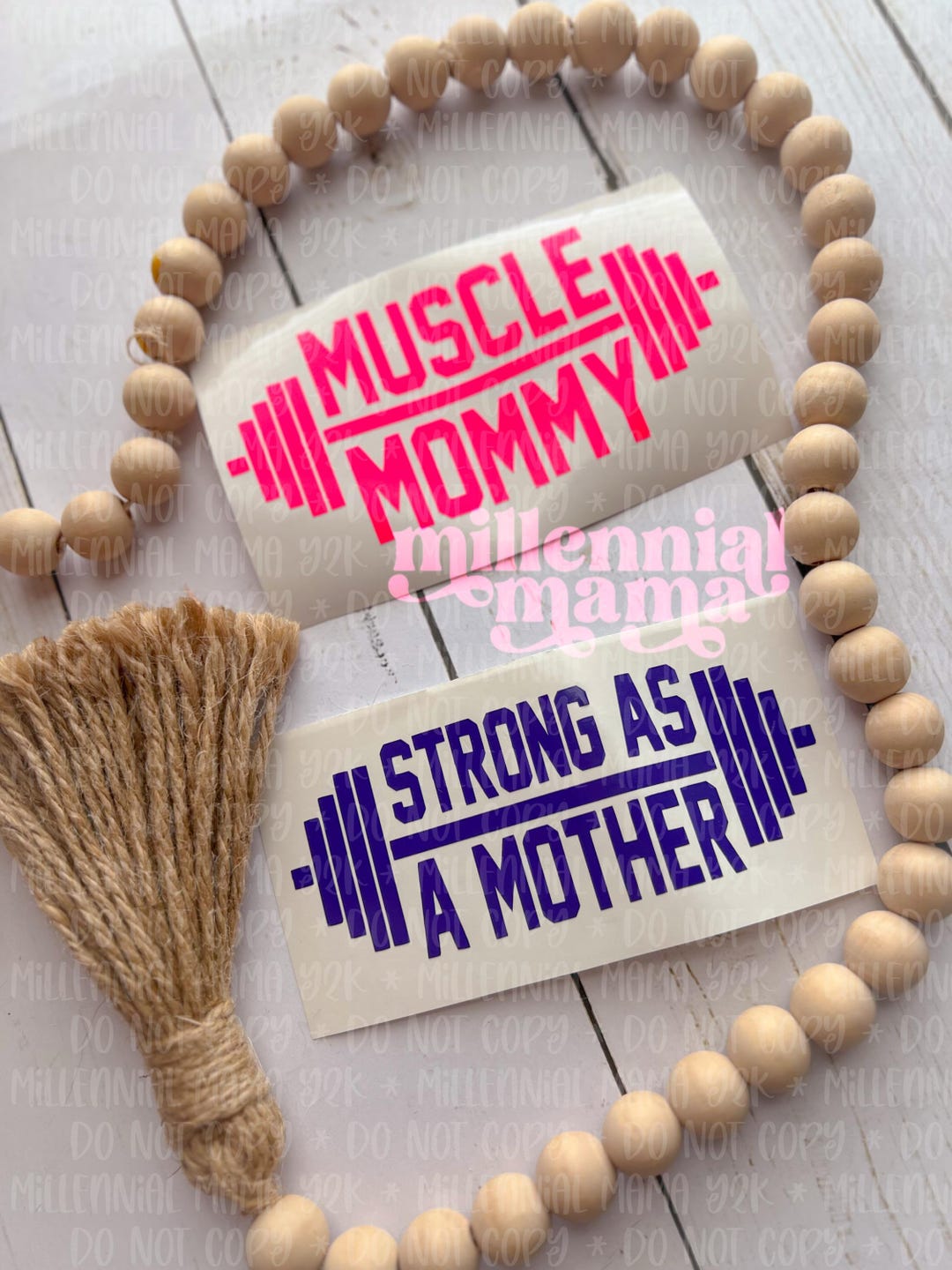 Muscle Mommy, Gym Stickers, Muscles and Mascara, Cross Fit Decal ...
