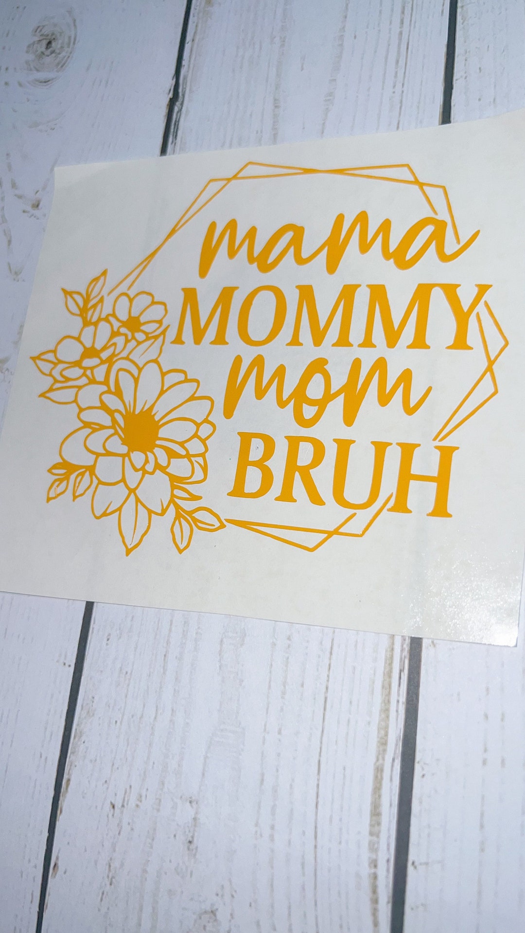 Mama Mommy Mom Bruh Decal, Mom Life Decal, Mom Decal, Mom Decal for Car ...