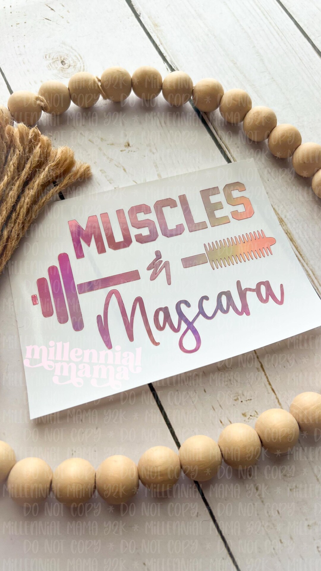 Muscles and Mascara, Cross Fit Decal, Muscle Mommy, Gym Girl, Fitness ...