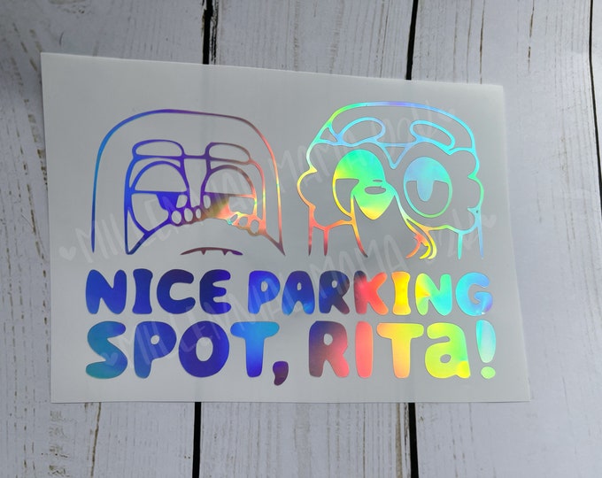 Nice Parking Spot Rita Decal / Pegatina Para Carro / Stickers the ...