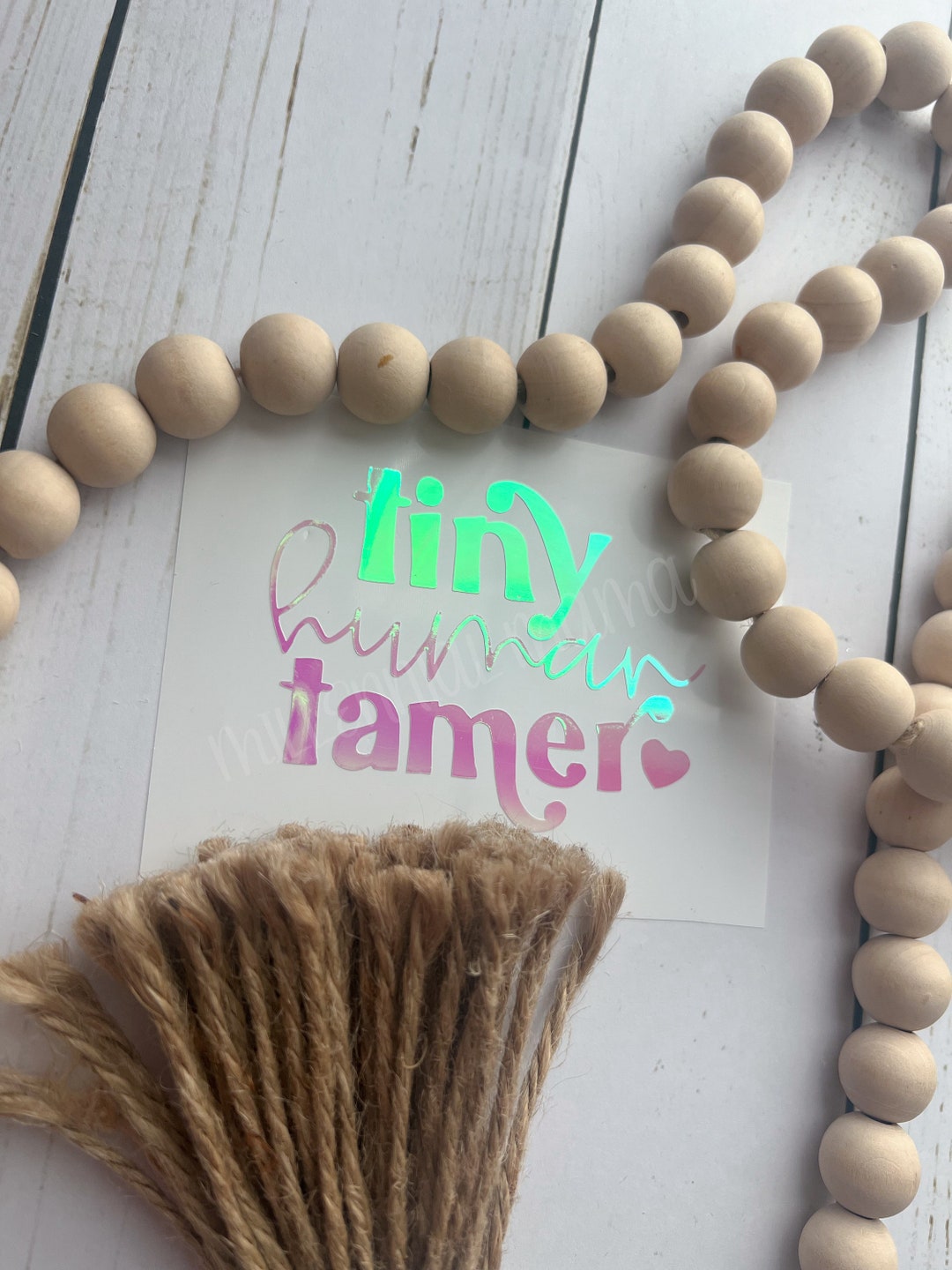 Mom Decal, Tiny Human Tamer, Mom Life Decal, Mama Decal, Mom Decal for ...