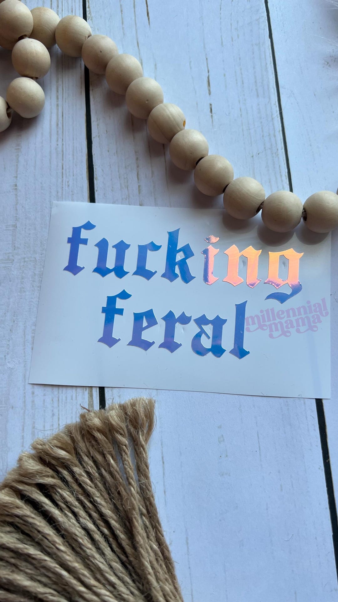 Feral Decal, Stay Feral Decal, Funny Car Decal, Wild Child, Vinyl Decal ...