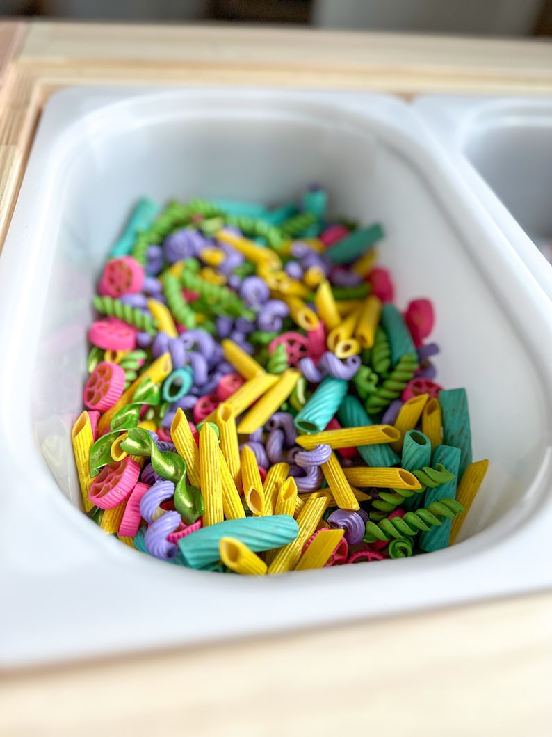 Coral Reef Sensory Bin, Sensory Filler, Colored Pasta, Beach, Ocean - Etsy