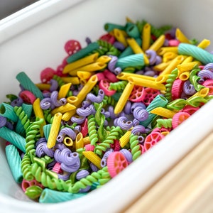 Coral Reef Sensory Bin, Sensory Filler, Colored Pasta, Beach, Ocean - Etsy