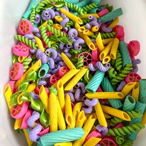 Coral Reef Sensory Bin, Sensory Filler, Colored Pasta, Beach, Ocean - Etsy