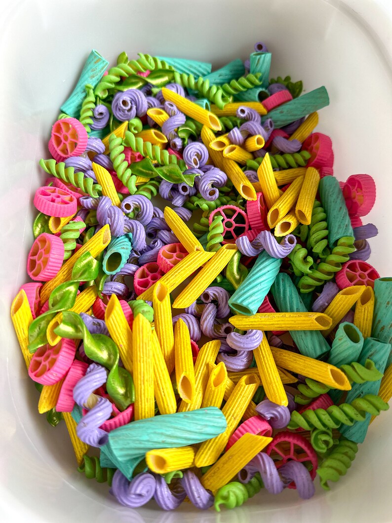 Coral Reef Sensory Bin, Sensory Filler, Colored Pasta, Beach, Ocean - Etsy