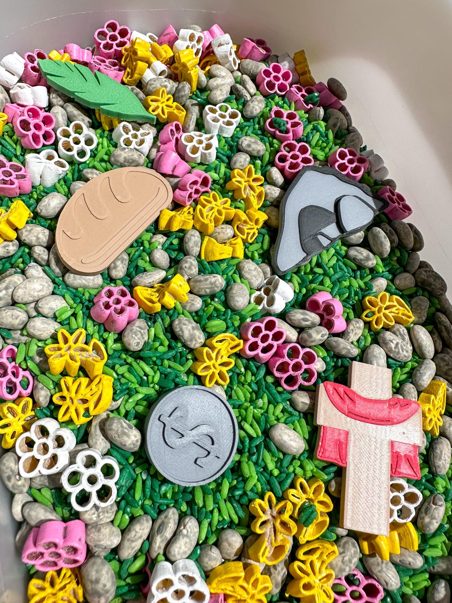 Easter Sensory Bin, Christian Sensory Bin, True Story, Jesus, Sensory ...