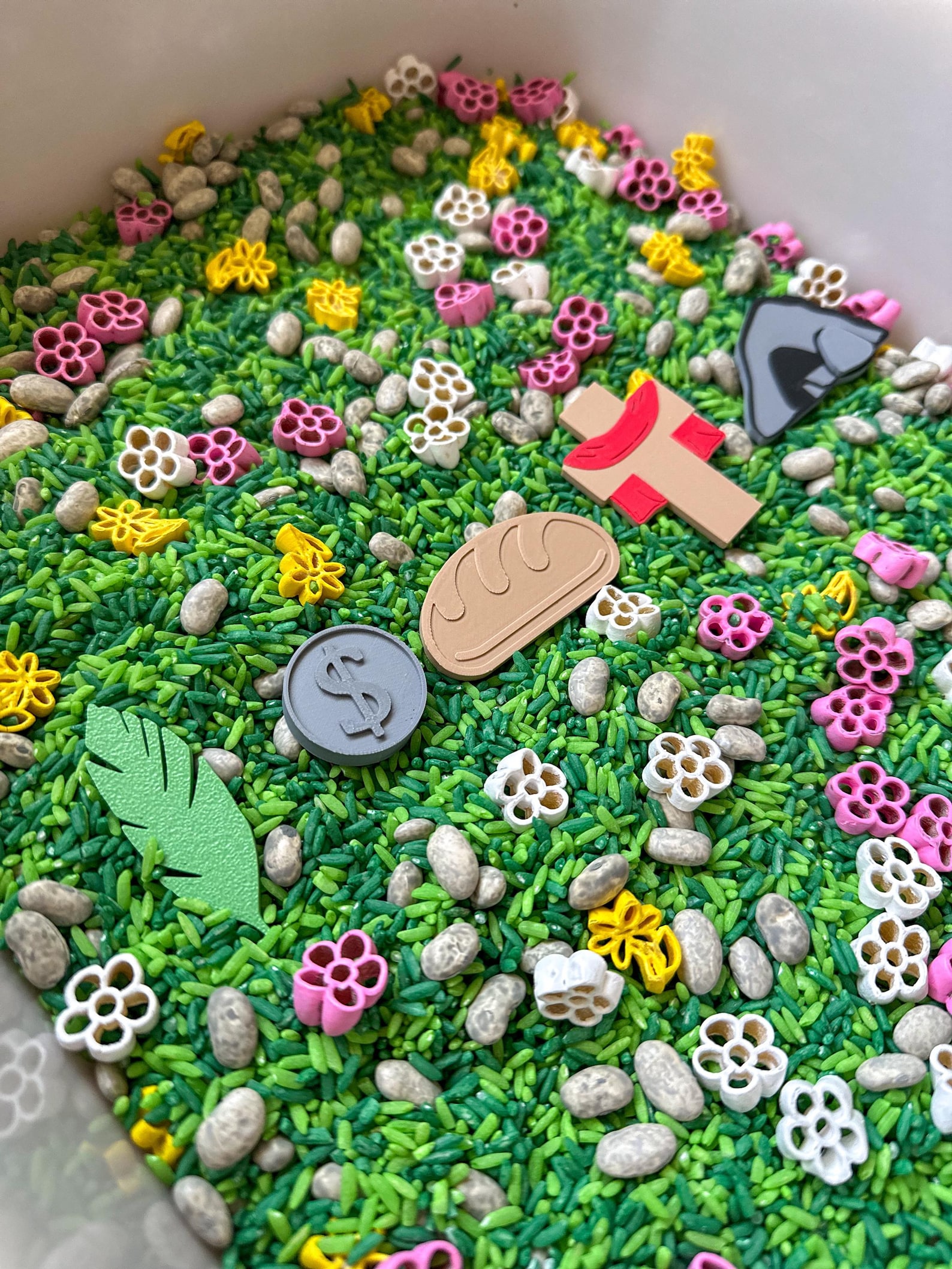 Easter Sensory Bin, Christian Sensory Bin, True Story, Jesus, Sensory ...