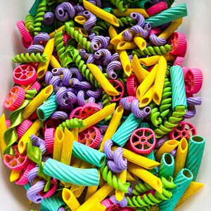 Coral Reef Sensory Bin, Sensory Filler, Colored Pasta, Beach, Ocean ...