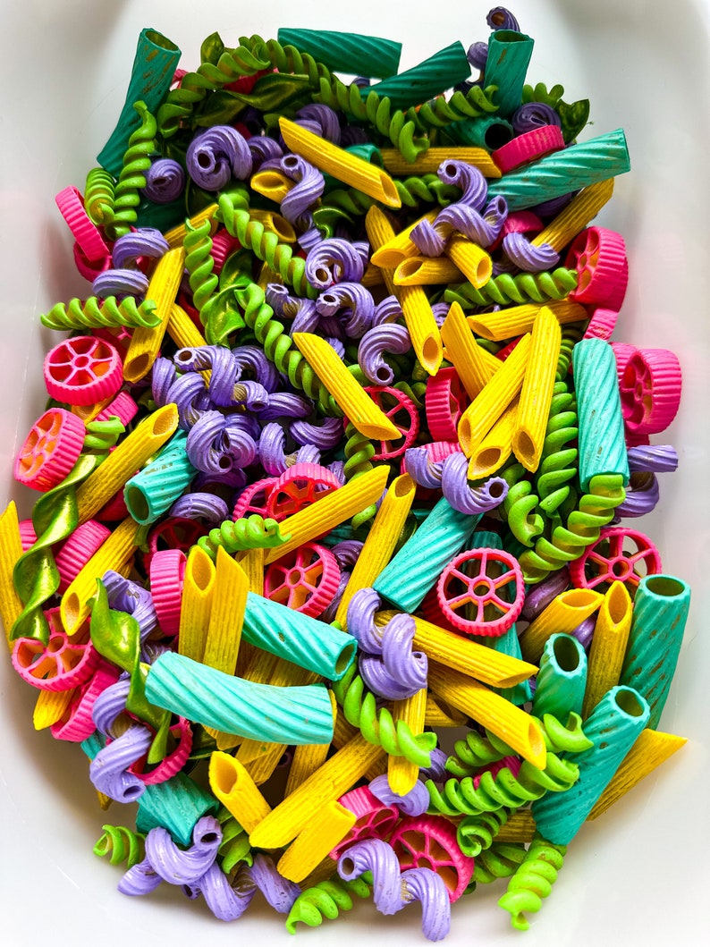 Coral Reef Sensory Bin, Sensory Filler, Colored Pasta, Beach, Ocean - Etsy