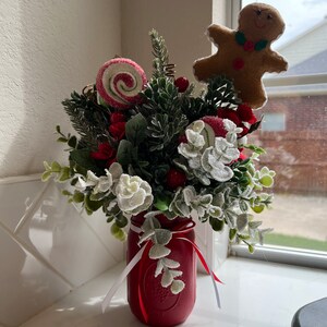 Gingerbread Boy Christmas Arrangement, Gingerbread Girl Country ...
