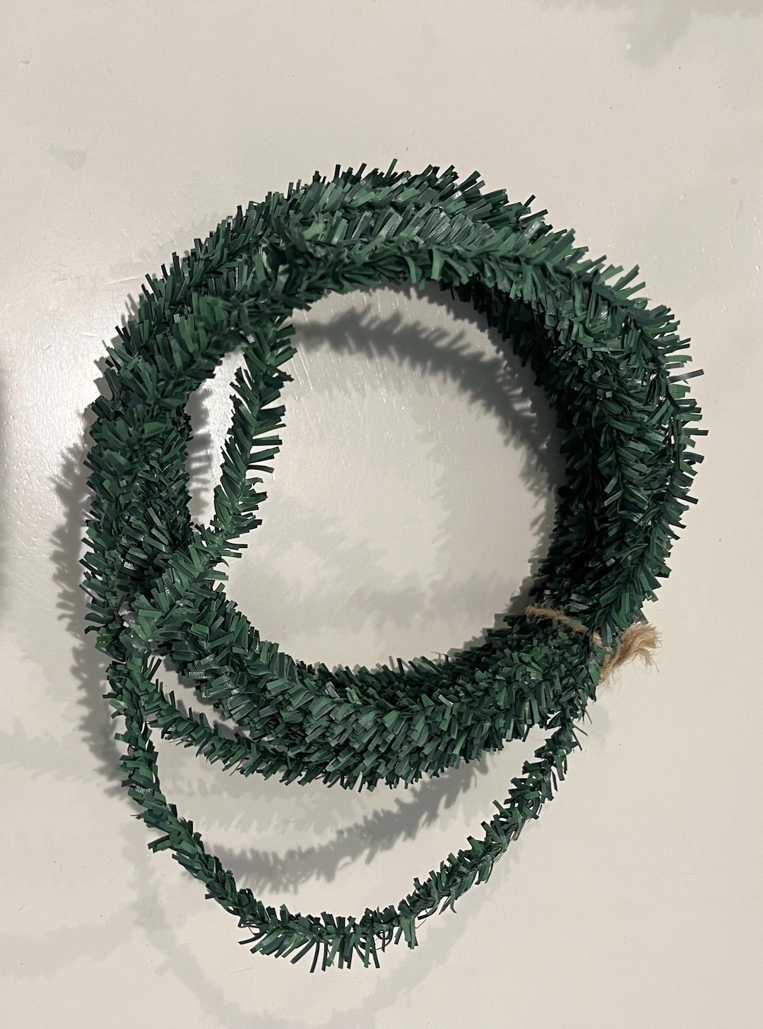 9 Feet Thin Green Garland Rope, Versatile Holiday Floral Supply, Mantel ...