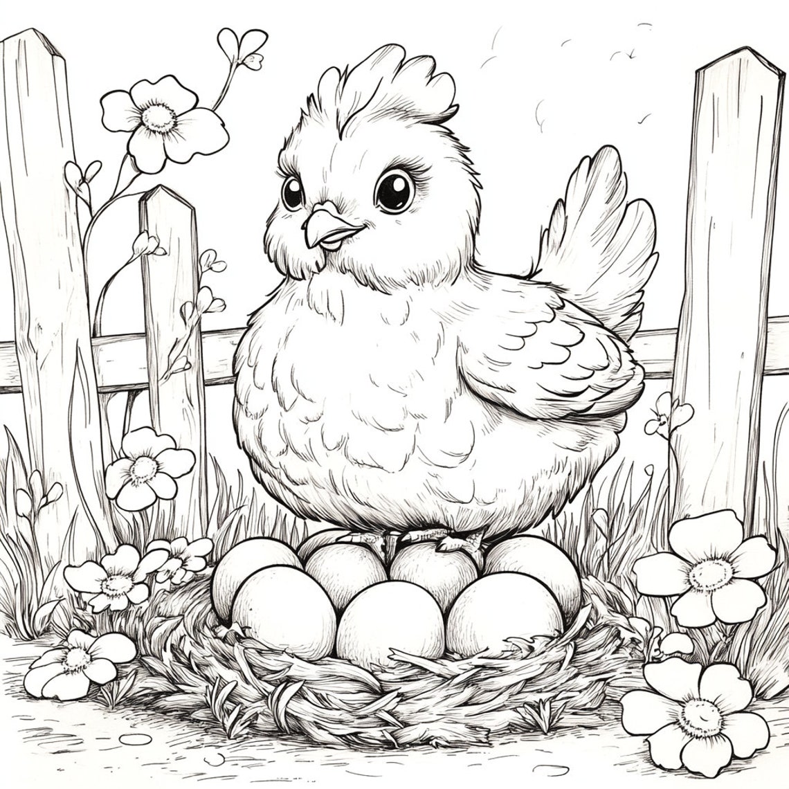 Farm Animal Coloring Pages, Printable Farm Animals, Preschool Activity ...