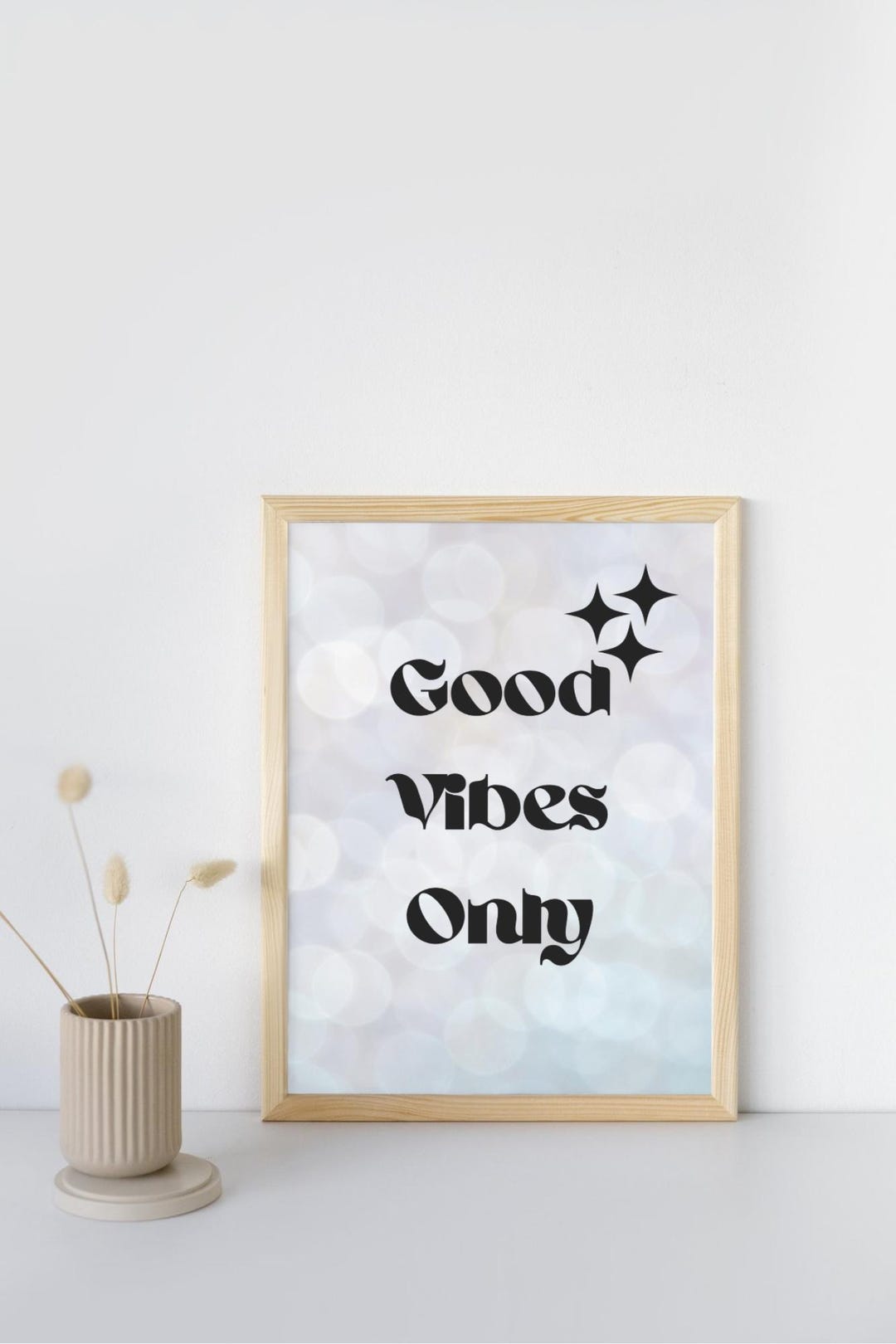 Good Vibes Only – Motivational Poster Digital Download | Positive ...