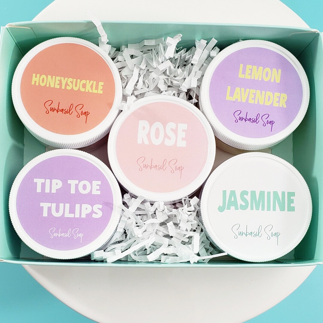 Body Butter Spa Gift Box / Skin Care Set / Body Buttercream Samples Set ...