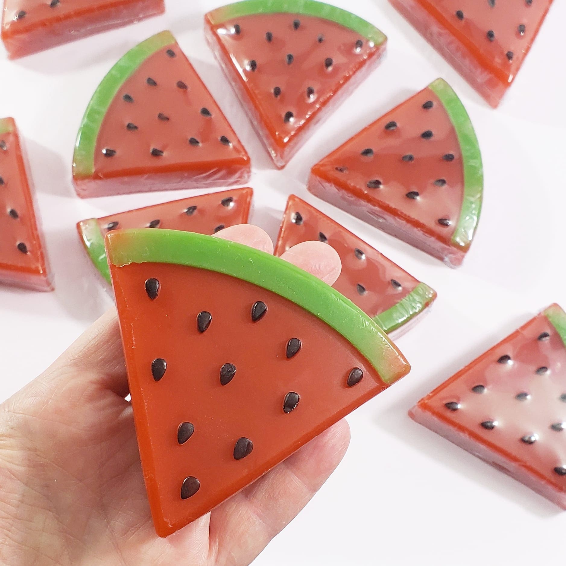 Red Watermelon Soap Bar Watermelon Slice Summer Soap One | Etsy
