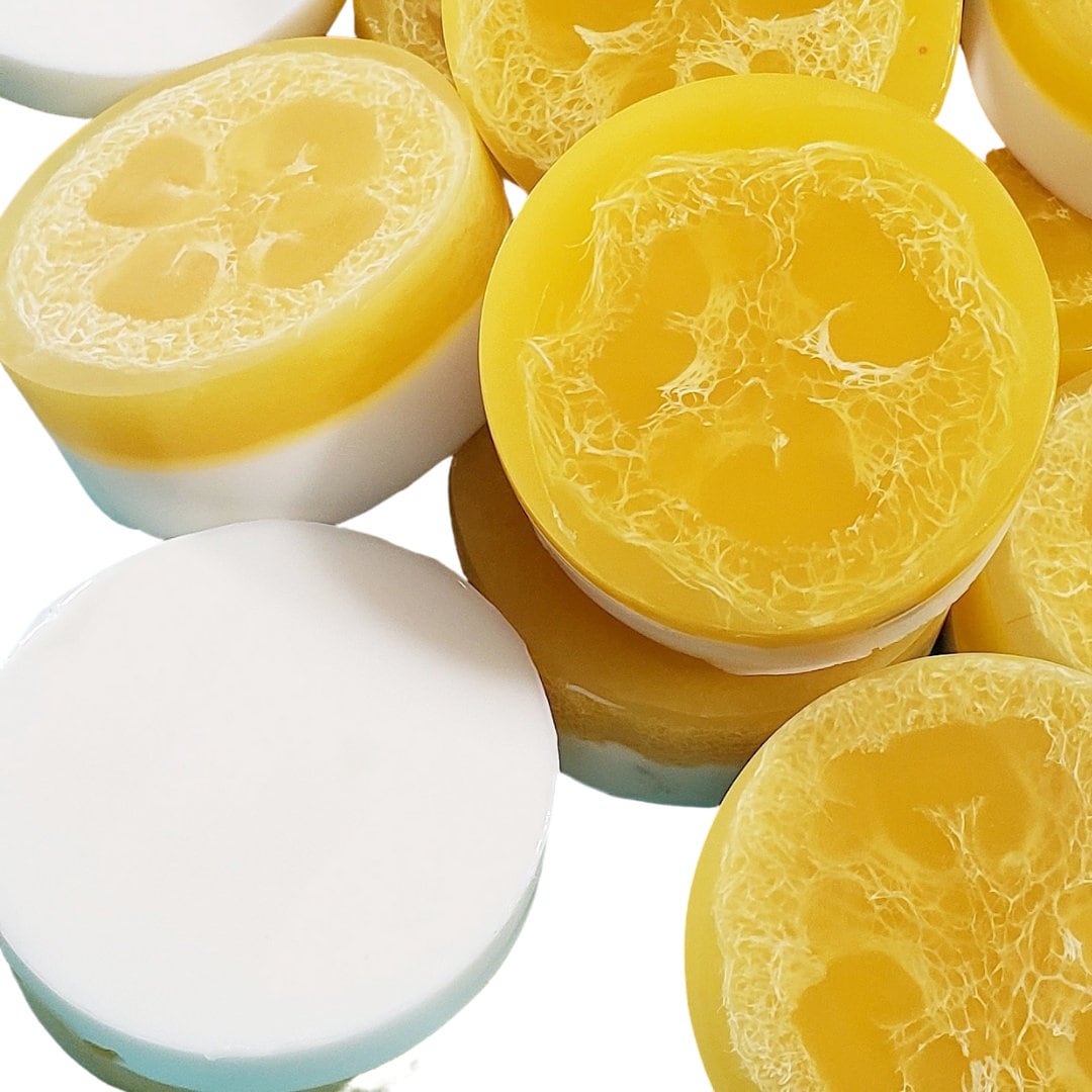 Loofah Soap. Exfoliating Natural Bar Soap. Honey Bunny Gentle | Etsy