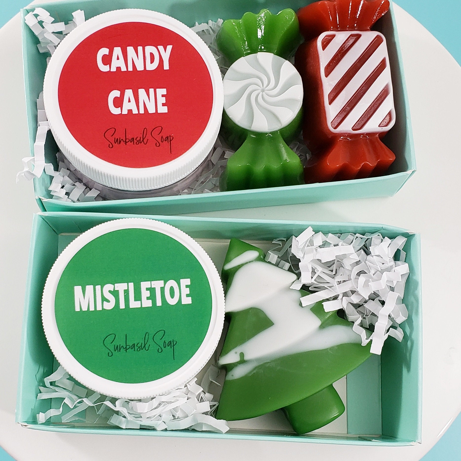 Candy Cane Soap Gift / Holiday Soap Gift / Christmas Gift / Small ...