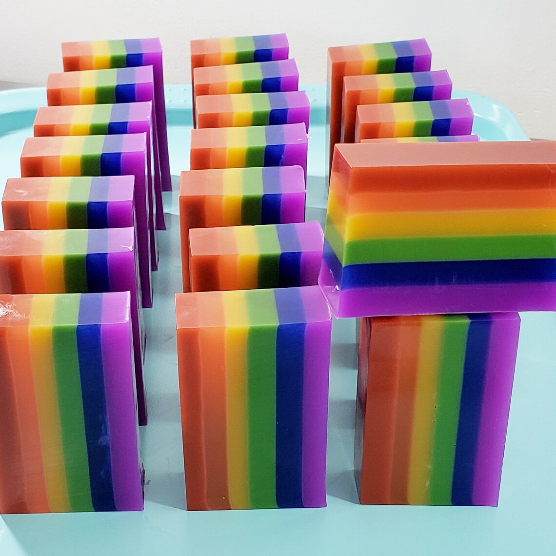 Rainbow Soap. unique gift. Natural Soap. Best friend gift. | Etsy