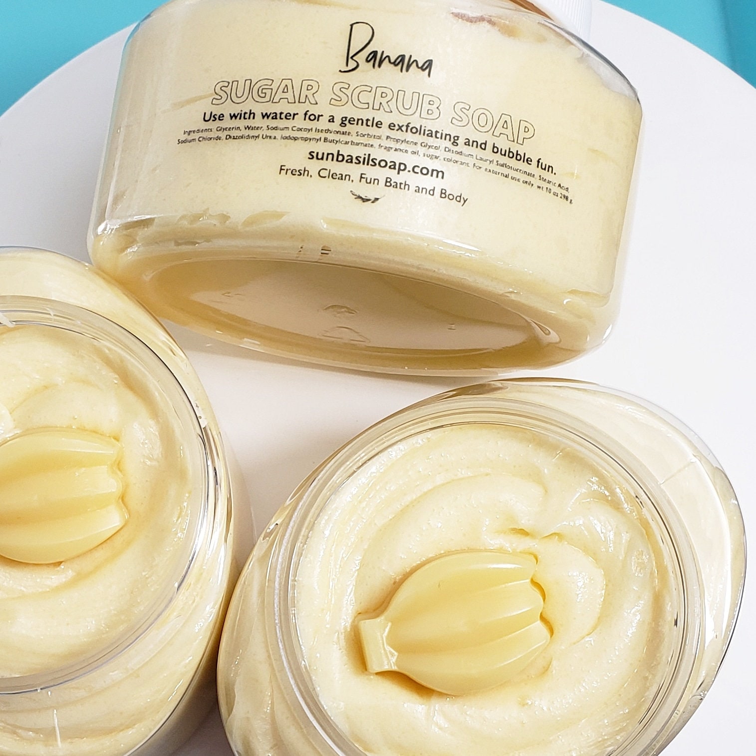 Banana Sugar Scrub: Tropical Exfoliating Vegan Body Care - Etsy