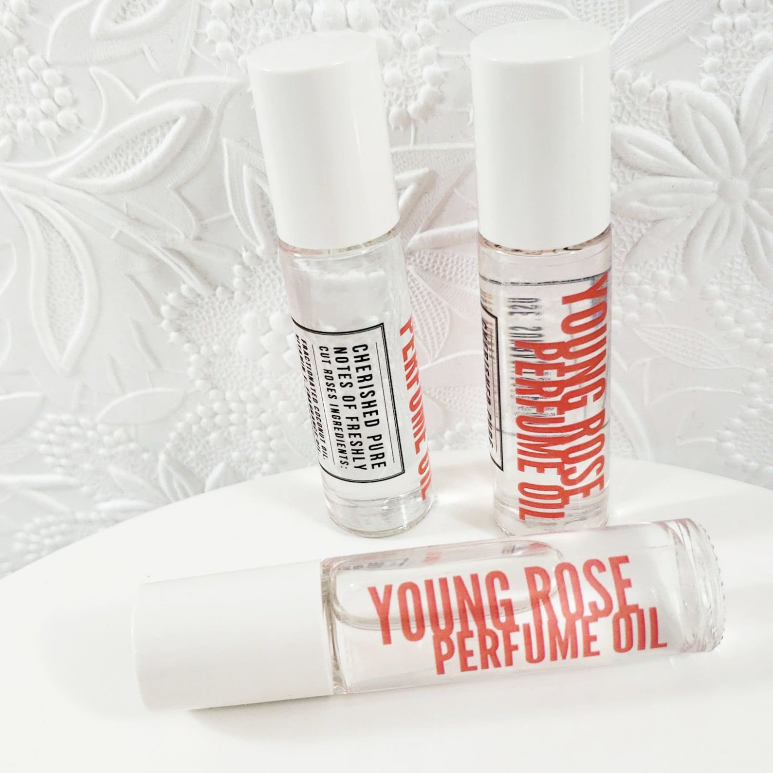 Rose Perfume Oil Roll on – Alcohol-free Floral Scent, Natural Fragrance ...