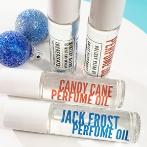 Candy Cane Perfume Oil / Natural Perfume / Roll on Perfume / Alcohol ...