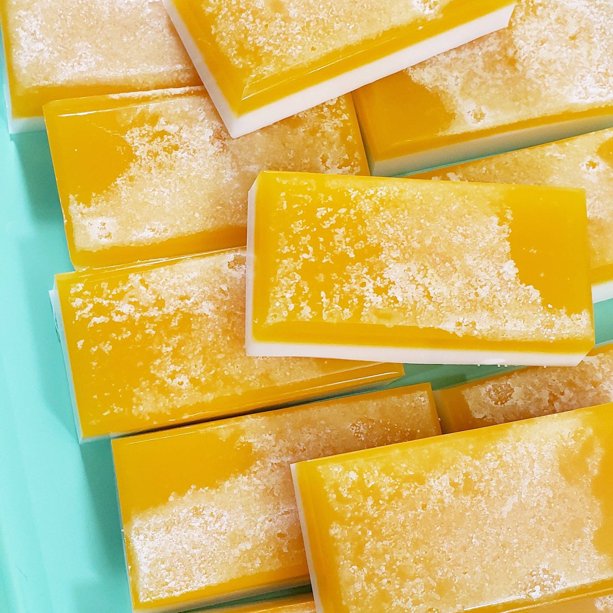 Lemon Soap Natural Citrus LEMON Salt Bar Soap Handmade Soap ...