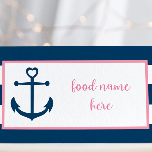 Instant Download Pink Nautical Bottle Labels Printable - Etsy
