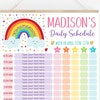 Editable Tie Dye Reward Chart, Tie Dye Behavior Chart, Pastel Rainbow ...