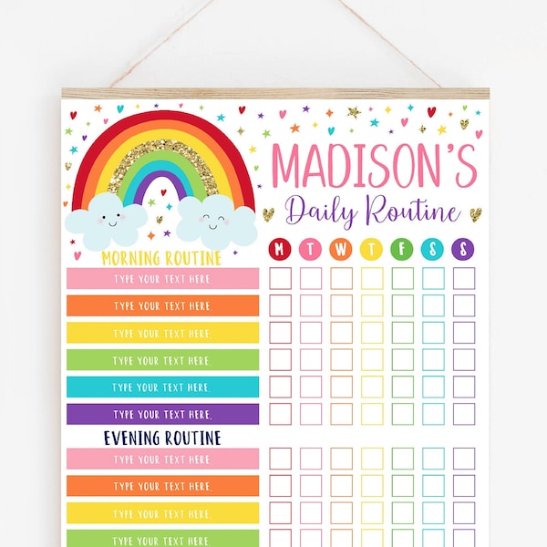 Family Home Evening Chart - Etsy