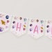 Editable Space Birthday Banner Galaxy Birthday Banner Pink - Etsy