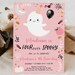 Editable Fourever Spooky Ghost Birthday Invitation Halloween - Etsy