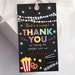 Editable Movie Night Birthday Thank You Tags Favor Tags - Etsy