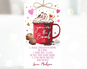 Editable Hot Oatmeal Bomb Tags Hot Oatmeal Bomb Instructions - Etsy