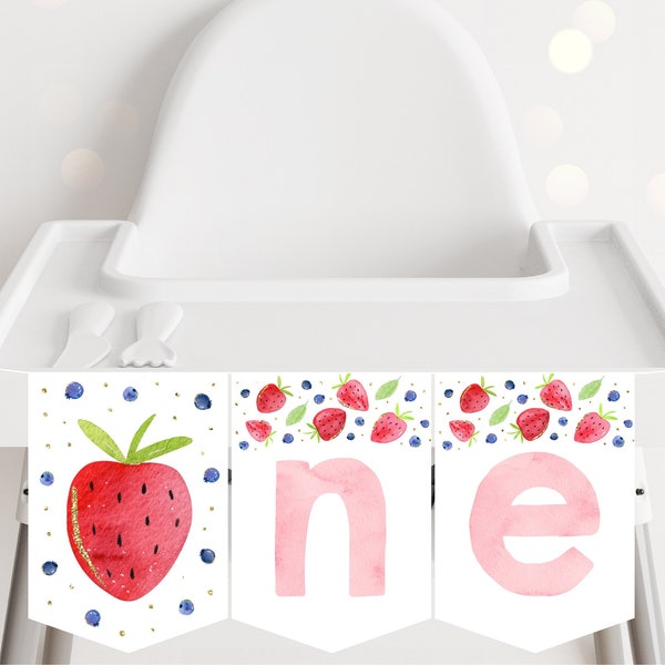 Blueberry Birthday Banner - Etsy