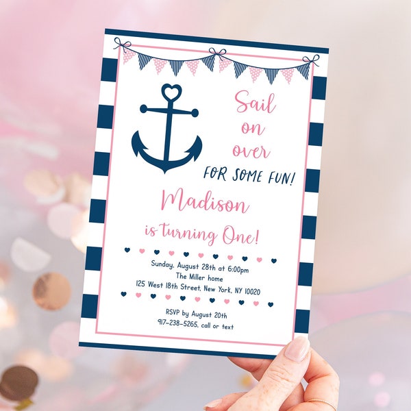 Nautical Invitation - Etsy