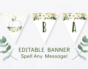 Printable Baby Shower Banner - Etsy