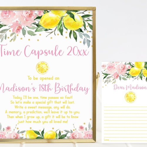 Lemonade Cards & Gifts Birthday Sign Sunshine Lemonade and Fun - Etsy